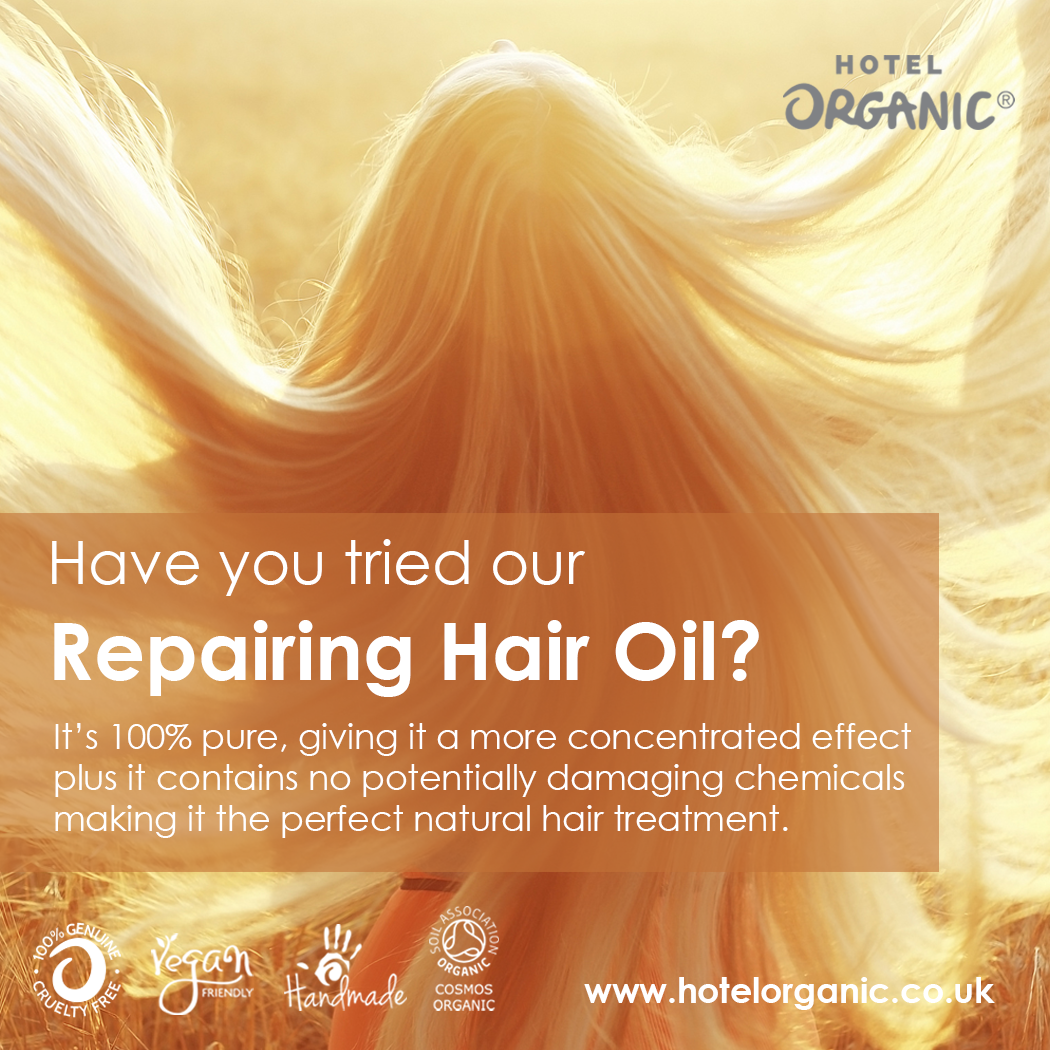 Organic Hair Repairing Oil – Hotel Organic